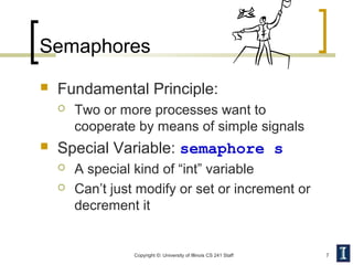 Semaphores OS Basics | PPT