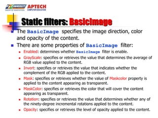 14. session 14 dhtml filter | PPTX