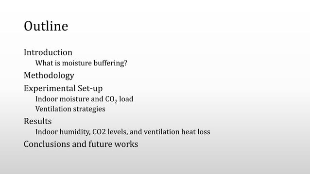 Moisture Buffering and Ventilation Strategies to Control Indoor ...