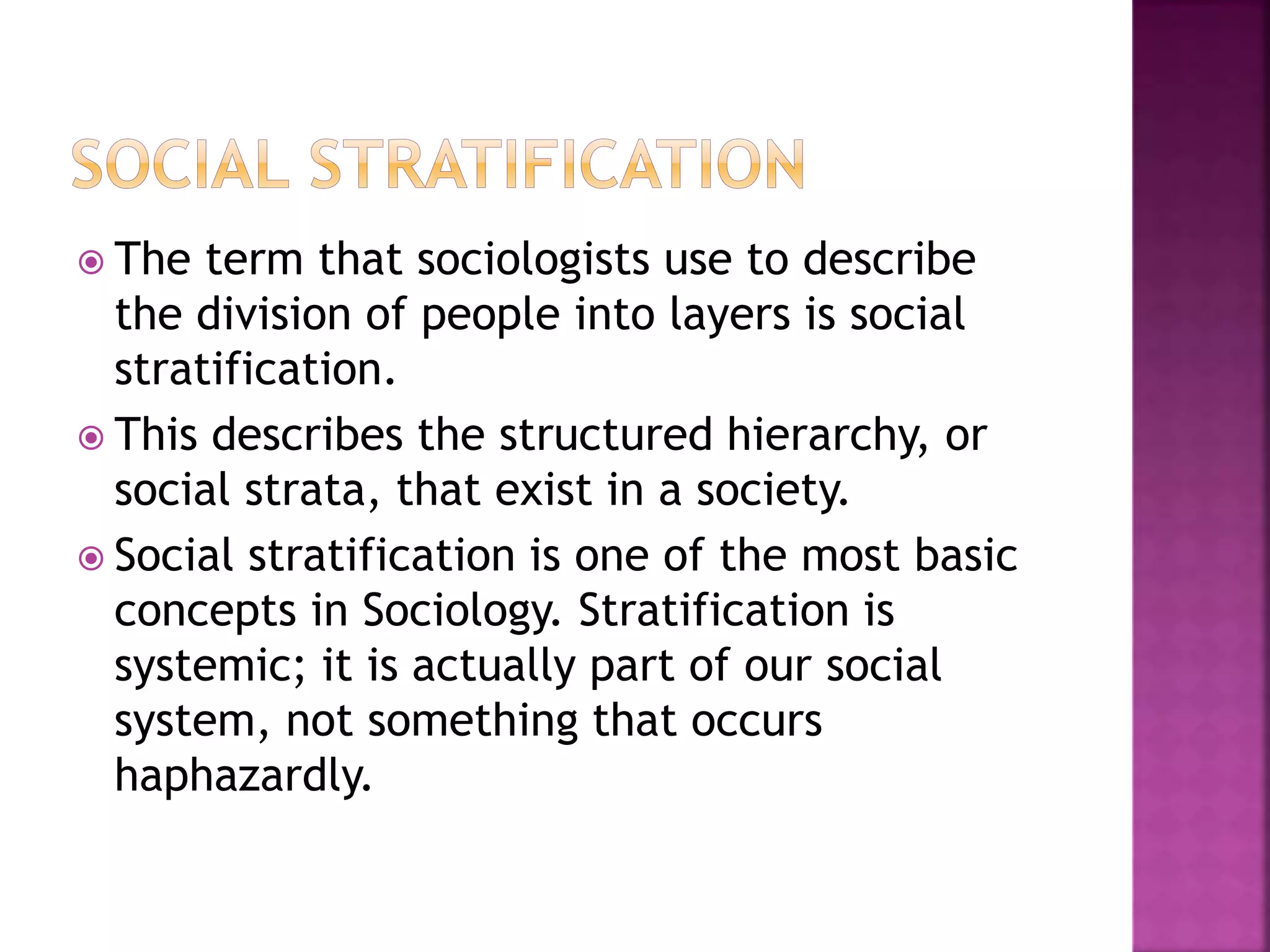 14- Social stratification.pptx | Religion & Spirituality