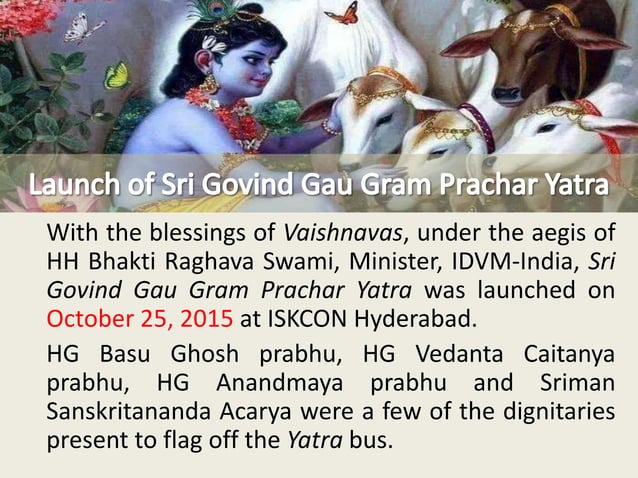 Sri Govind Gau Gram Prachar Yatra | PPT