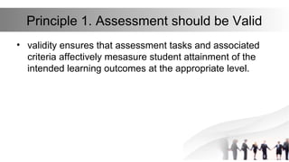 Principles of Assessment | PPT