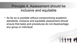 Principles of Assessment | PPT