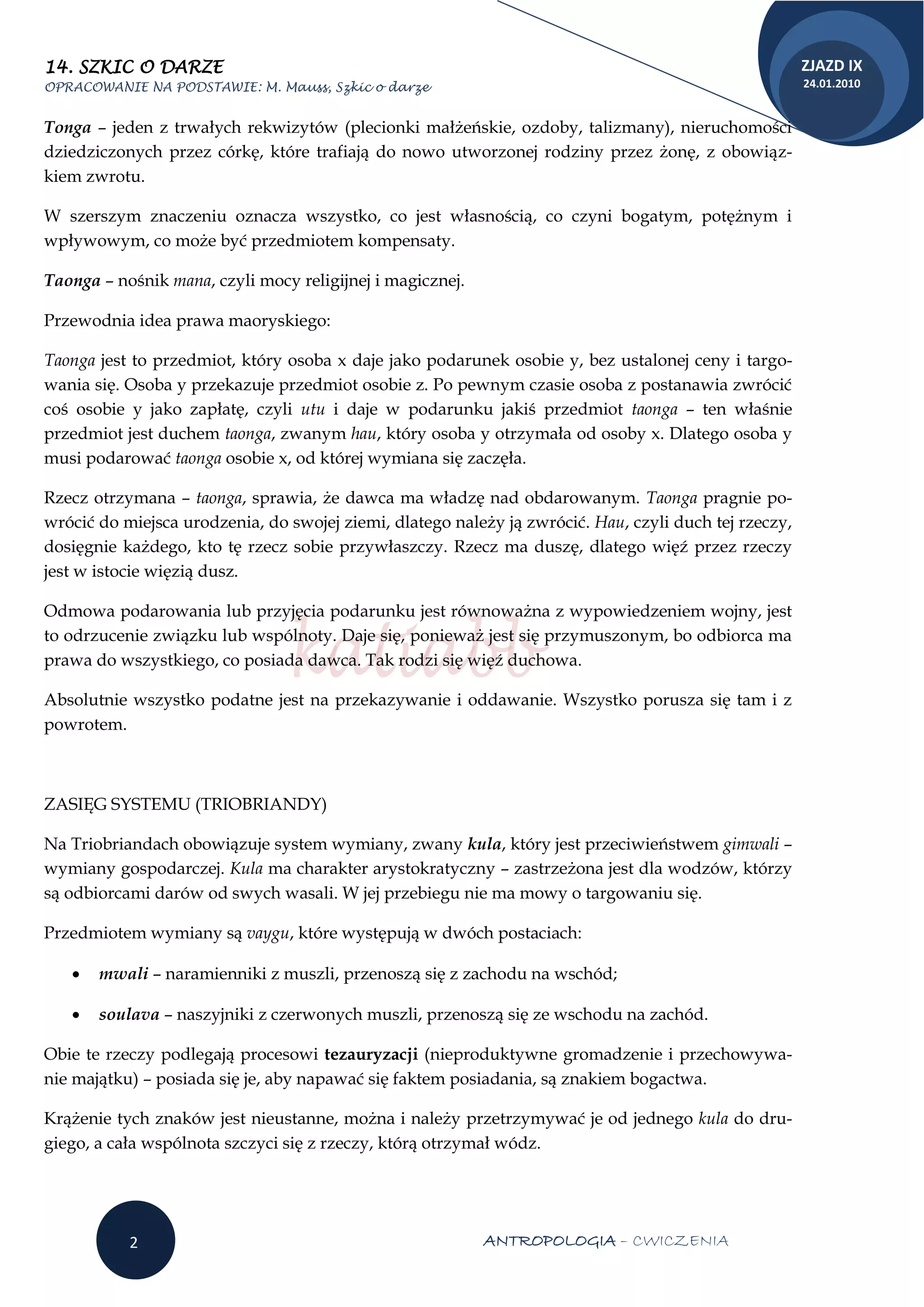 14. szkic o darze | PDF