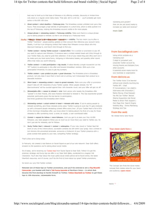 Twitter Promotions | PDF