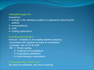 14- UTI IN CHILDREN STUdent and what causes | PPT