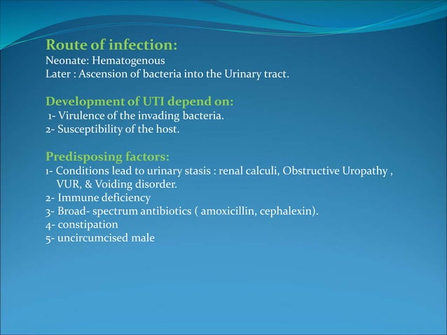 14- UTI IN CHILDREN STUdent and what causes | PPT
