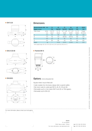14. water meter actaris-aquadis | PDF