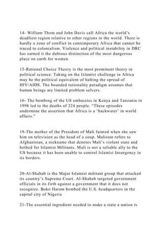 14- William Thom and John Davis call Africa the world’s deadliest .docx | Africa Travel | Travel ...