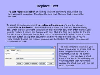 Working With Text | PPT