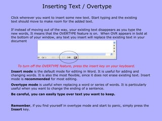 Working With Text | PPT