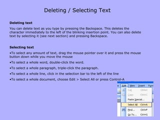 Working With Text | PPT