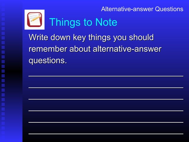 Writing effective questions and tests | PPT