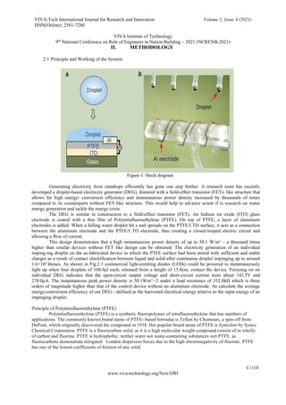 Droplet Based Electricity Generation | PDF