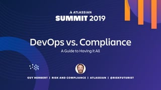 DevOps vs. Compliance: A Guide to Having it All | PPT