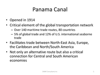 Panama Canal Expansion Impacts on North America Trade | PPT