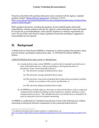 FDA Medical Device Guidance | PDF