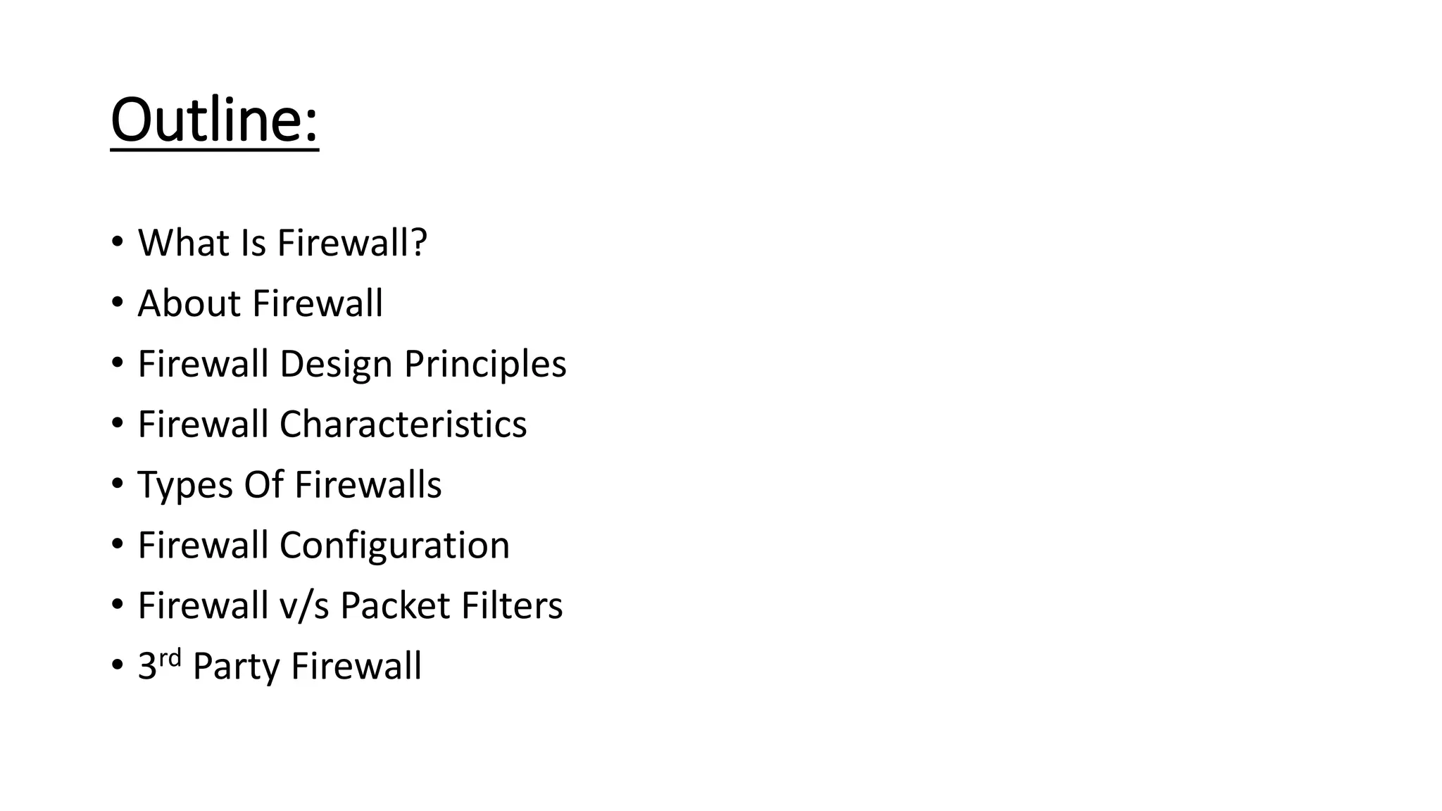 Firewall ( Cyber Security) | PPTX