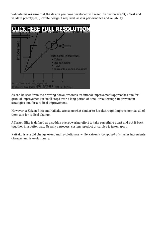 Breakthrough Improvement | PDF