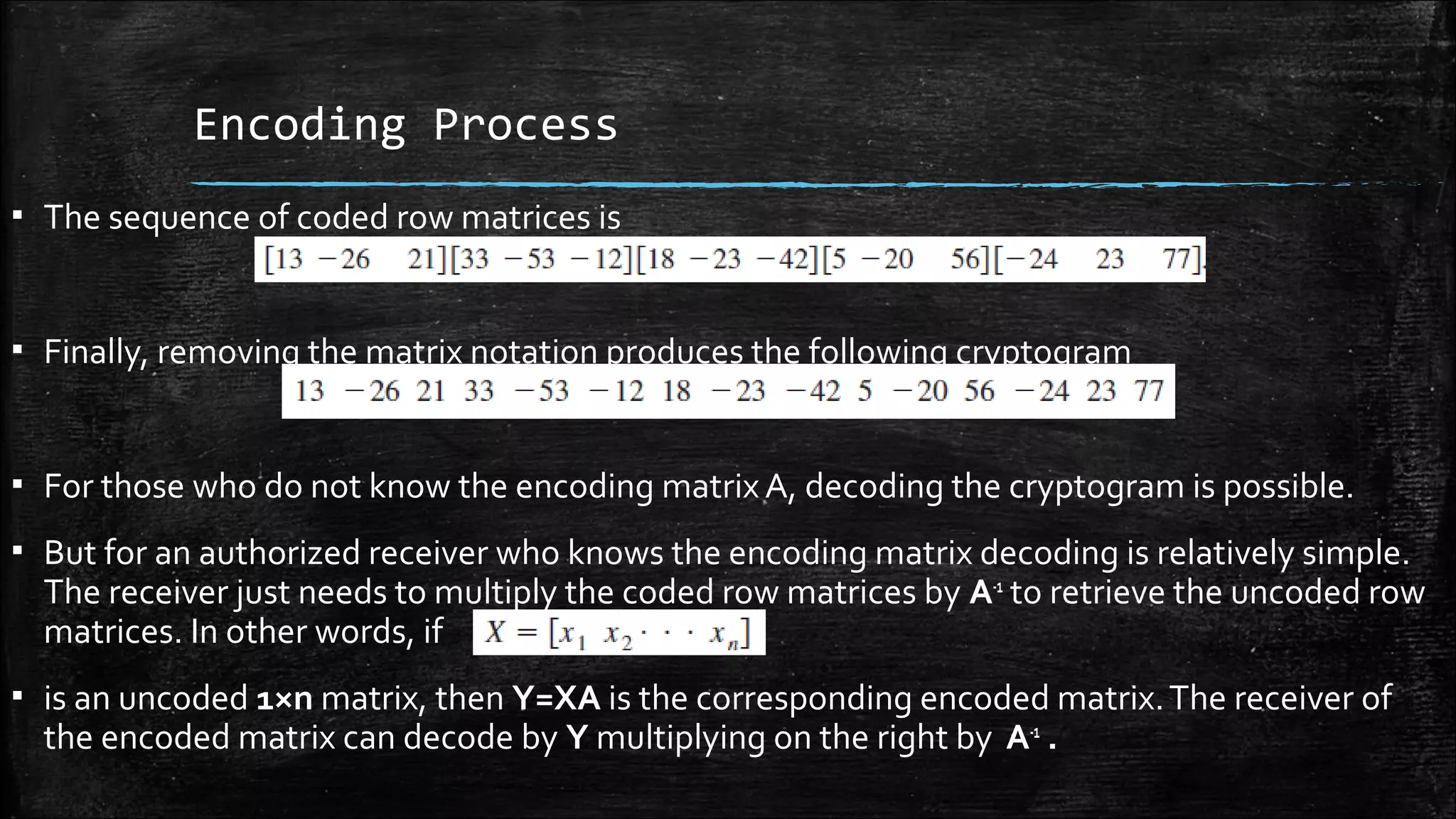 Application of Matrices | PPT