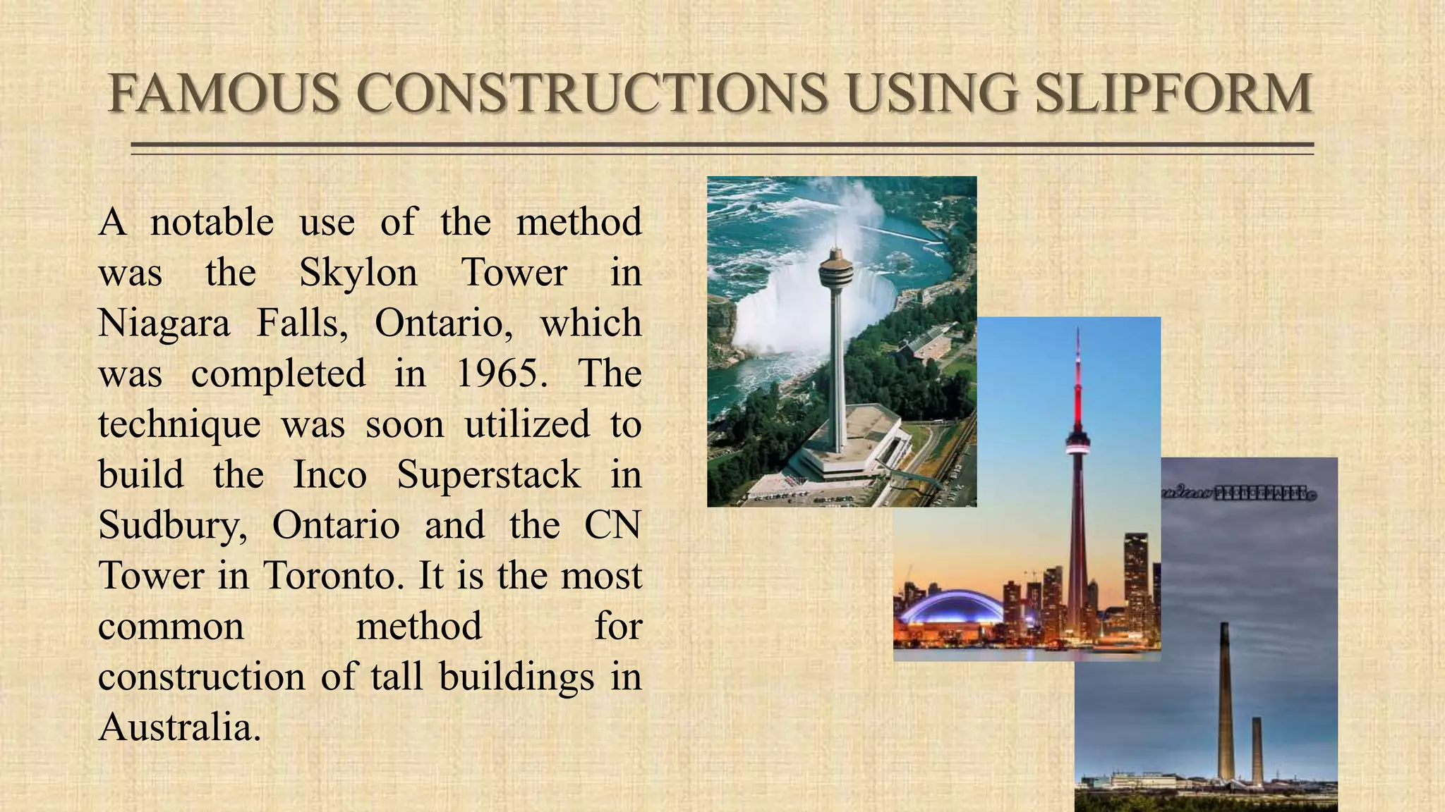 presentation on slip formwork | PPTX