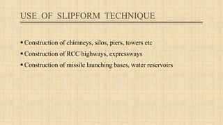 presentation on slip formwork | PPTX