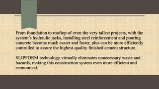 presentation on slip formwork | PPTX