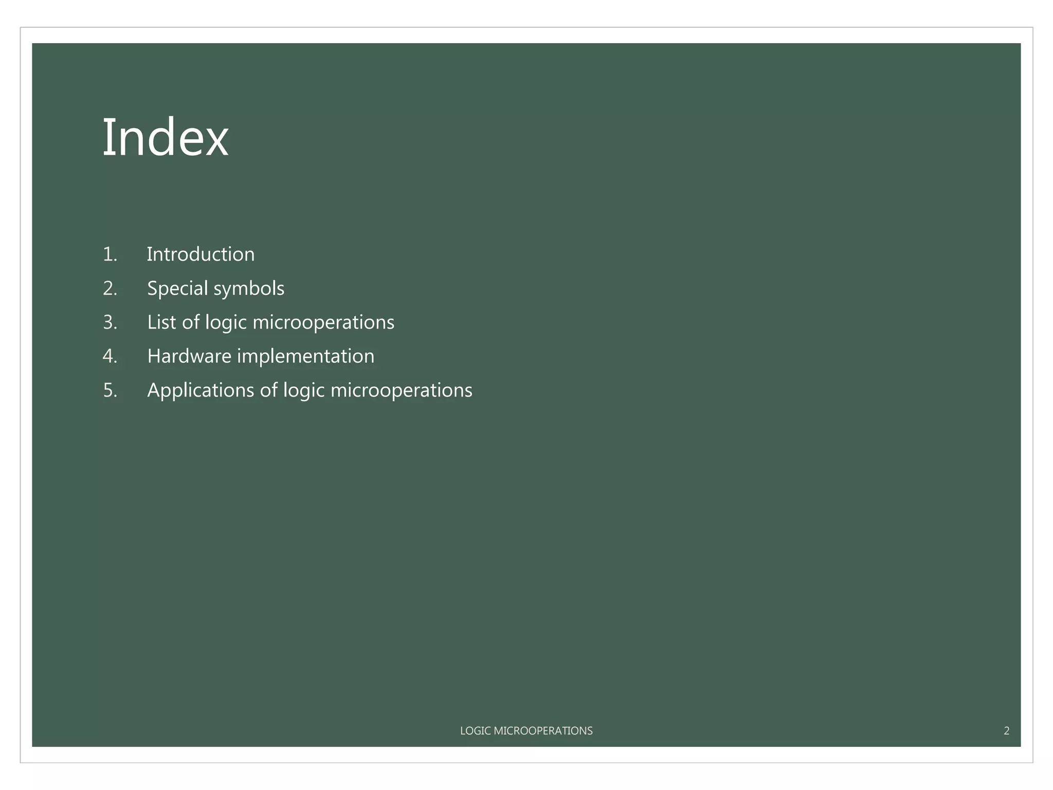 Logical micro-operations | PPTX
