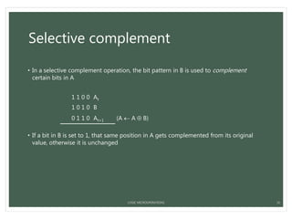 Logical micro-operations | PPTX