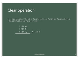 Logical micro-operations | PPTX