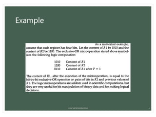 Logical micro-operations | PPTX