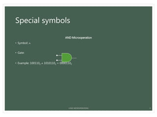 Logical micro-operations | PPTX