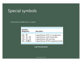Logical micro-operations | PPTX