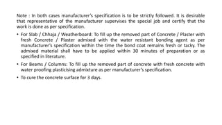 detailed specification for cement concrete | PPTX | Civil Engineering ...