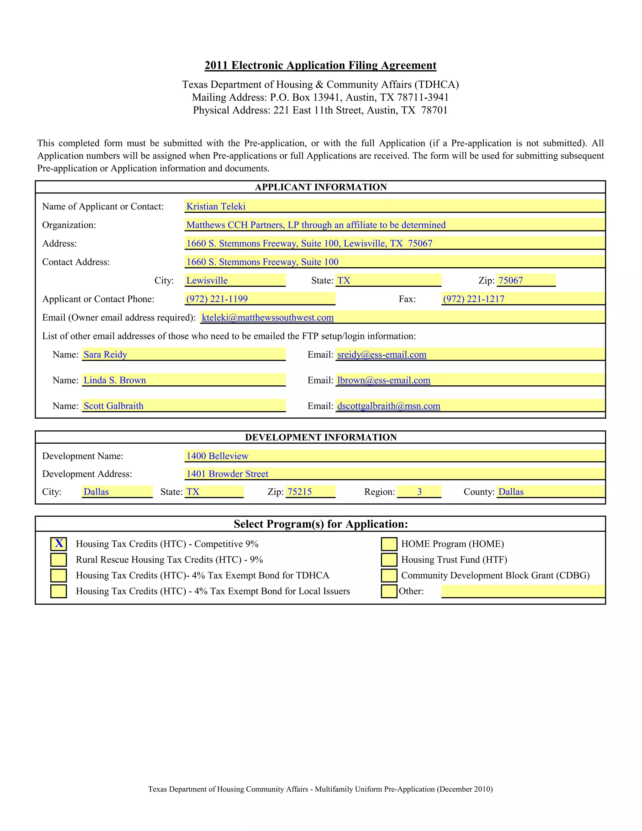 1400 Belleview - Full Pre-Application | PDF
