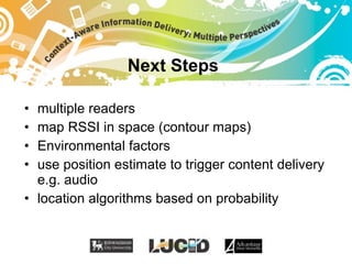 LUCID demonstrator: Active RFID navigation | PPT