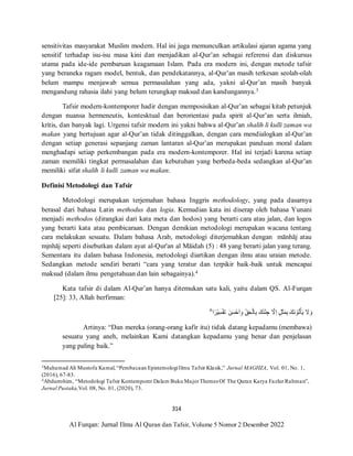 Metodologi Tafsir Modern - Kontemporer di Indonesia - 1401-Article Text-2181-1-10-20230115.pdf