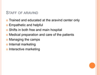 Case Solution- Aravind Eye Care | PPTX