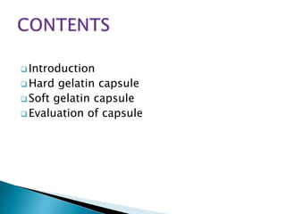 Methods of Capsule Preparation | PPTX | Pharmaceutical Industry ...