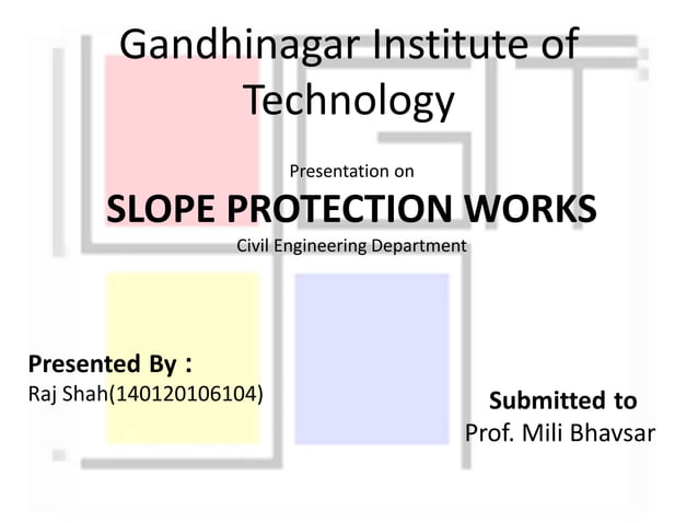 Slope Protection works | PPTX