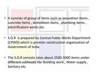 Schedule of Rates | PPTX