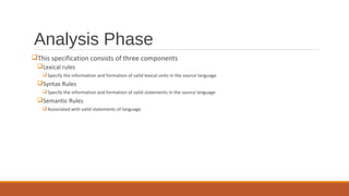 Overview of Language Processor : Fundamentals of LP , Symbol Table ...