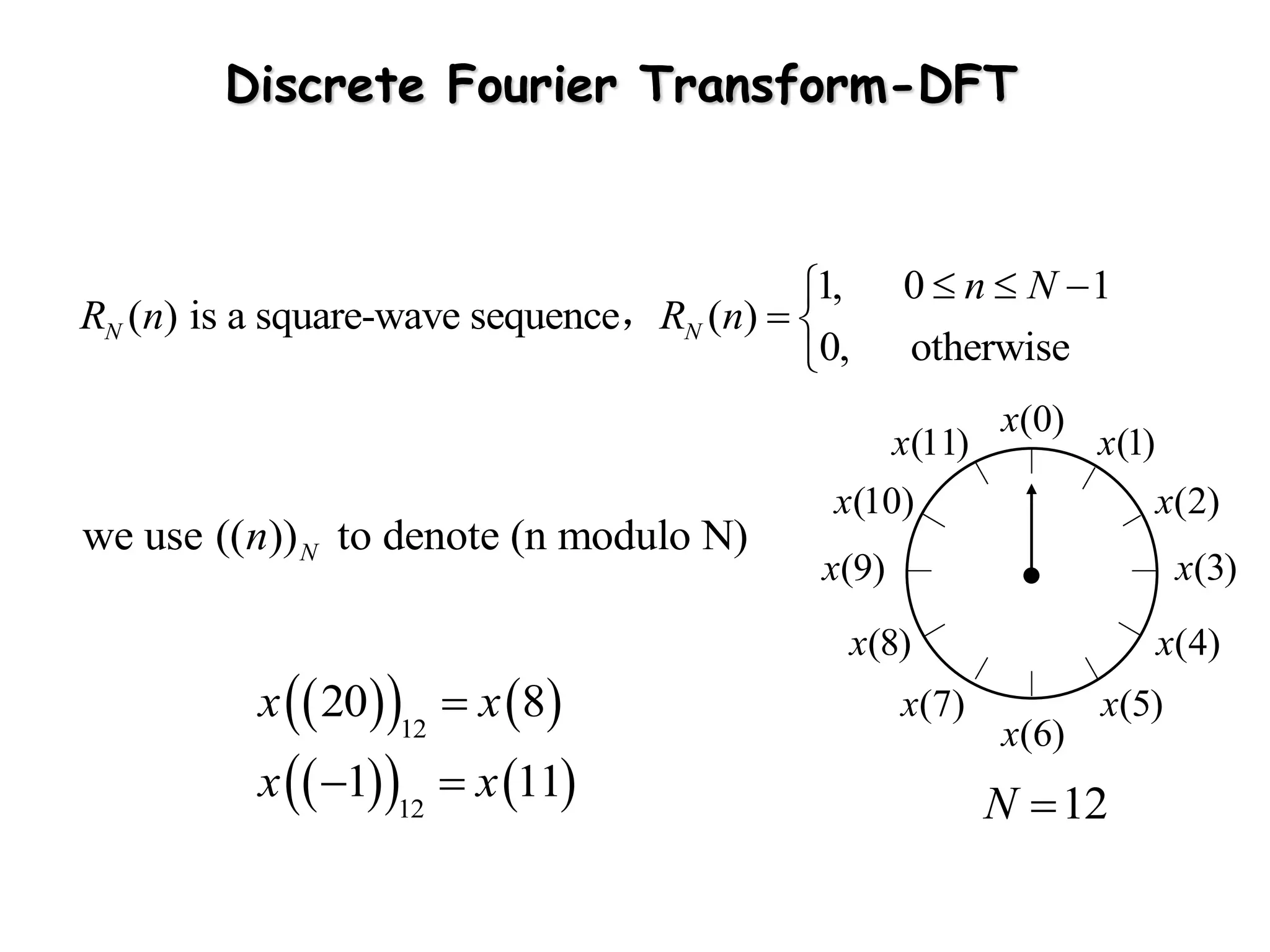 Discrete Fourier Transform | PPTX