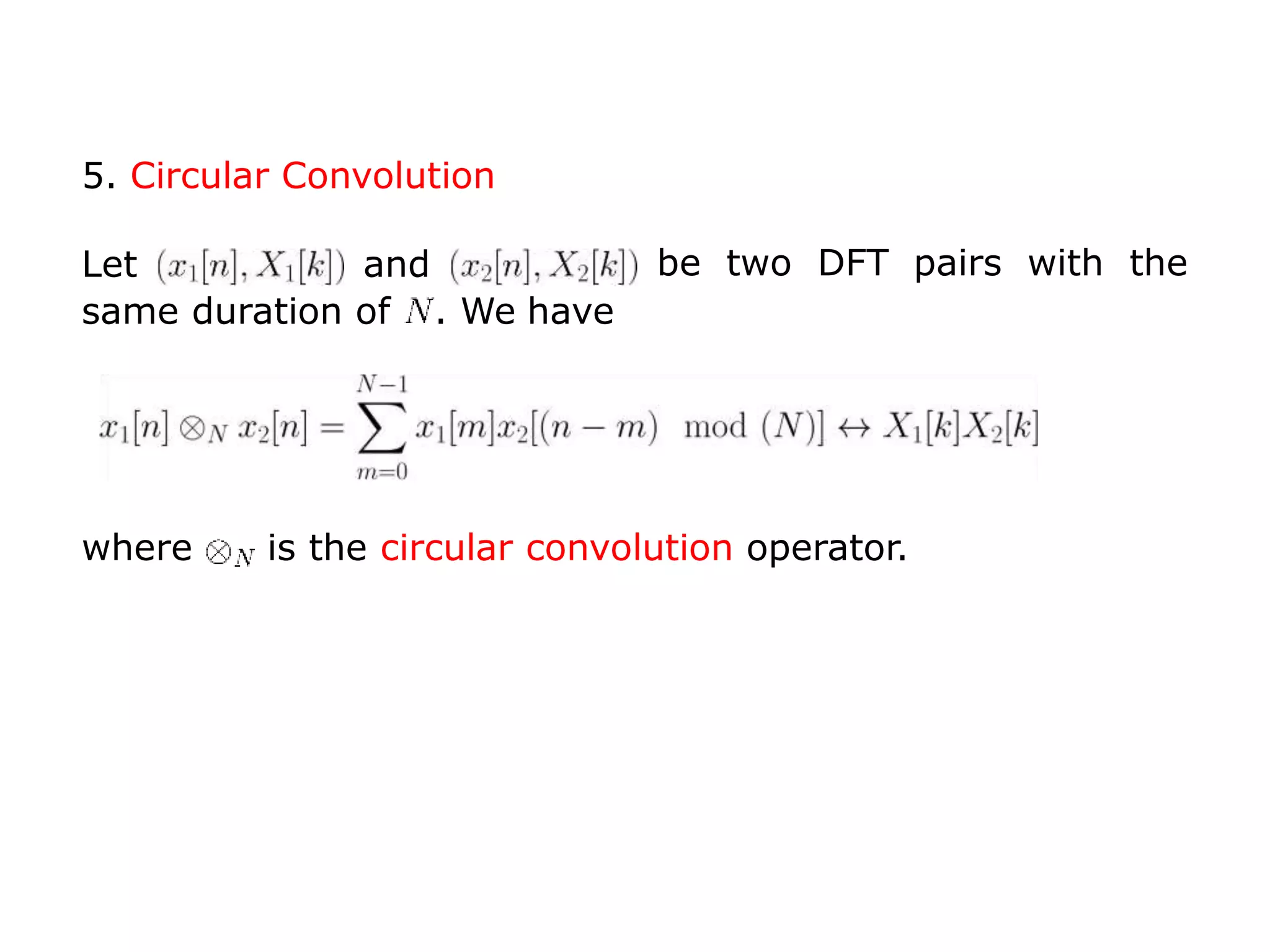 Discrete Fourier Transform | PPTX