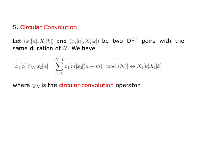 Discrete Fourier Transform Pptx Technology And Computing