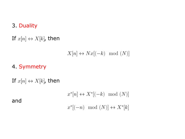 Discrete Fourier Transform Ppt