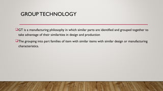 CELLULAR MANUFACTURING | PPT