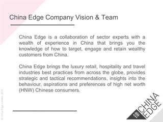 Luxury Chinese Tourism Market | PPT