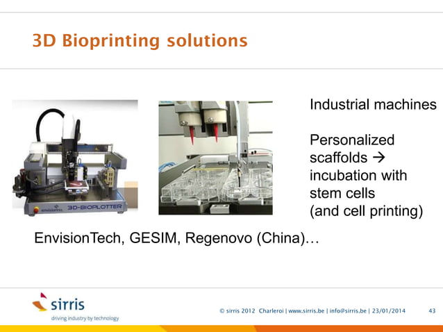 140123 Workshop Additive Manufacturing in Biomedical application ...