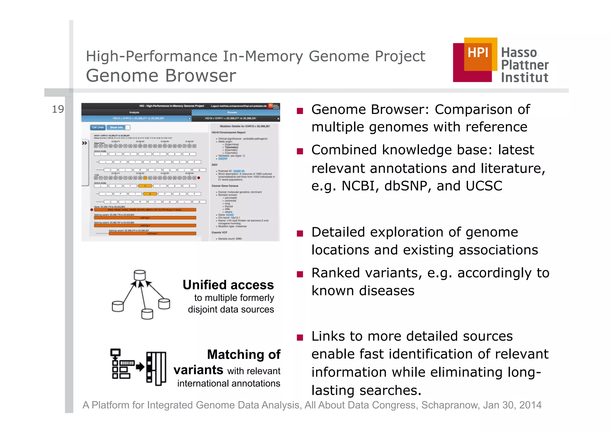 A Platform for Integrated Genome Data Analysis | PDF | Databases ...